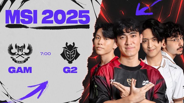 GAM vs G2 - VÒNG PLAY-INS MSI 2025